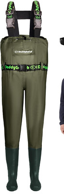 New Size 12 Daddy Go Fishing Chest Waders for Adults, Fishing Waders w ...
