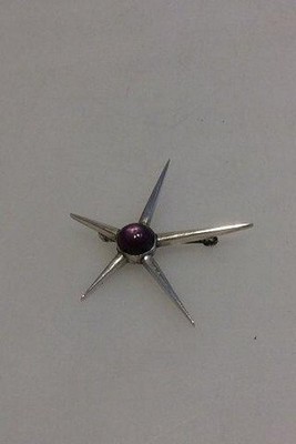 Ray Urban silver Brooch with Amethyst Stone | eBay