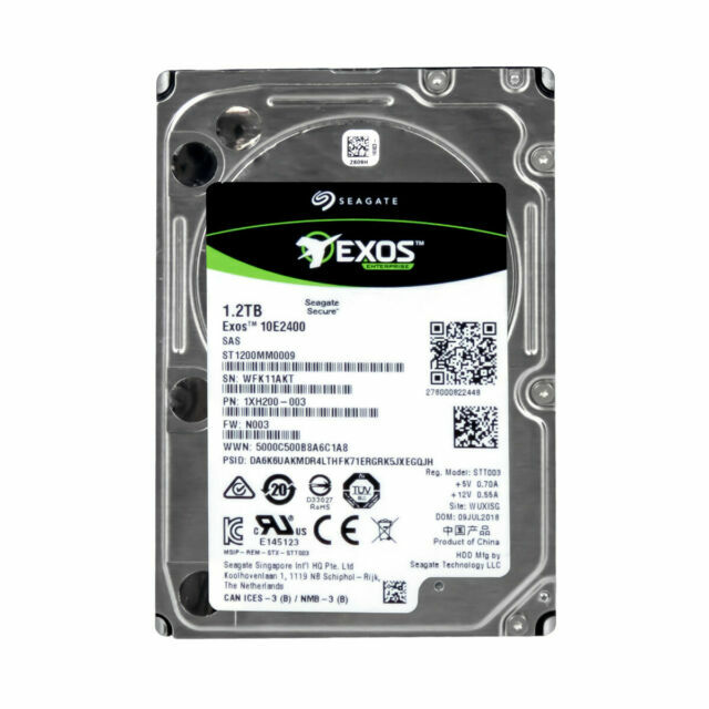 Seagate Enterprise ST1200MM0009 2.5 1200 GB SAS Internal Hard Drive for ...