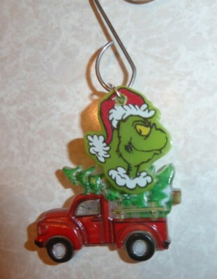 Handmade Mini. Grinch Red Truck WHO STOLE CHRISTMAS WHOVILLE TREE ...