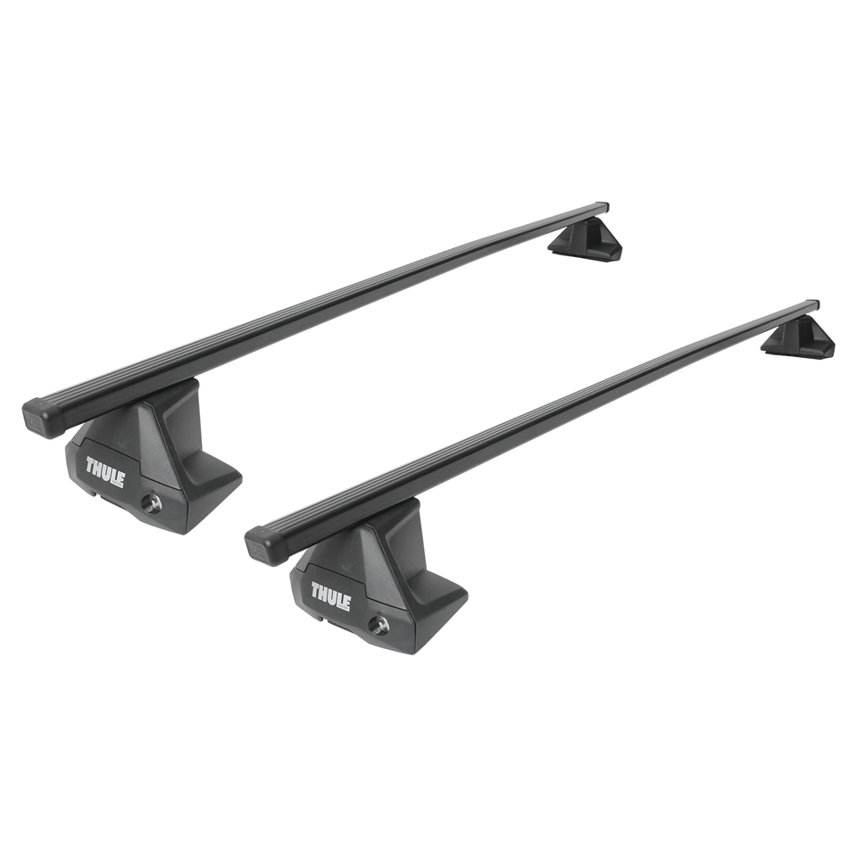 Dachbox Thule Vector L + Dachträger Thule SquareBar für Seat Leon II ...
