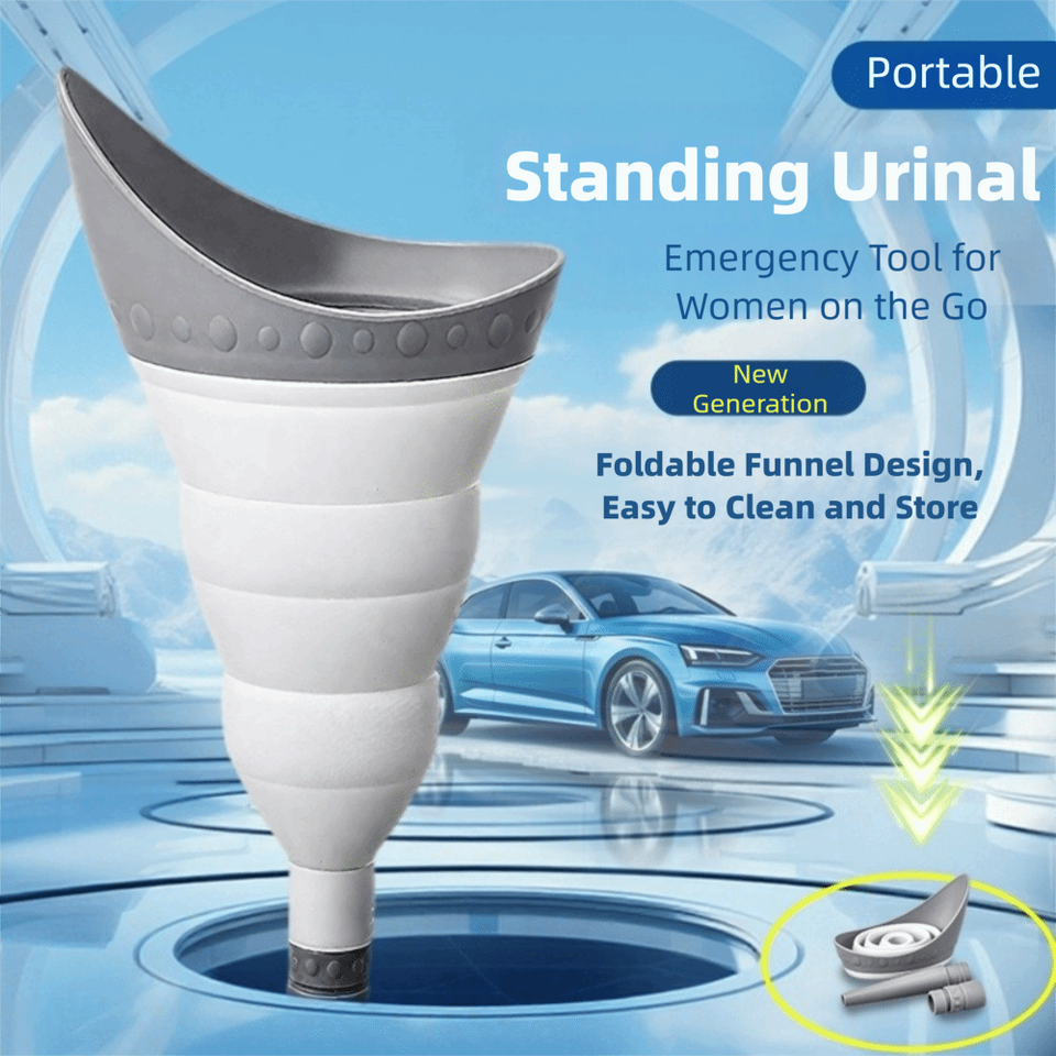 Foldable Design Female Urinal Device With Tube Pee Funnel Emergency Use ...
