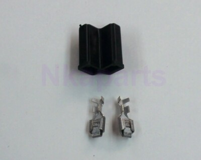 holden Nos black gm plastic female 2 pin Connector Plugs | eBay Australia