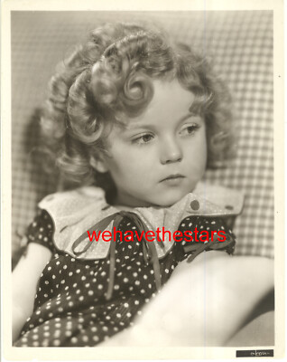 Vintage Shirley Temple CUTE HER BEST Early '34 Publicity Portrait ...
