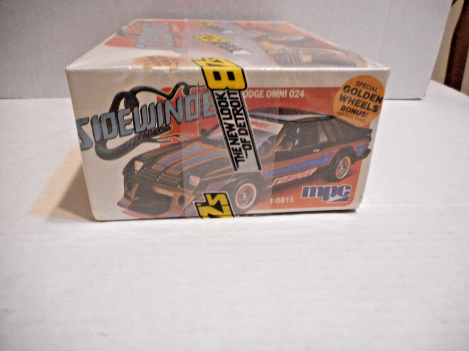 Vintage MPC The Sidewinder Dodge Omni 024 New for '82 Model Kit 1/25 ...