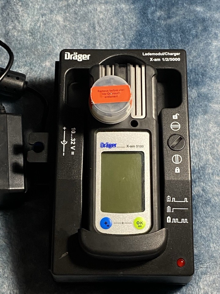 Draeger X-am 5000 Personal Multi Gas Detector 8320088 Drager Ch4 Co H2s ...