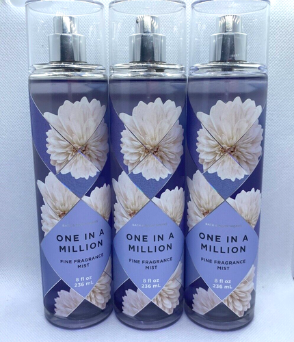 Bath and Body Works ONE IN A MILLION FINE FRAGRANCE MIST 8 FL OZ *SET ...