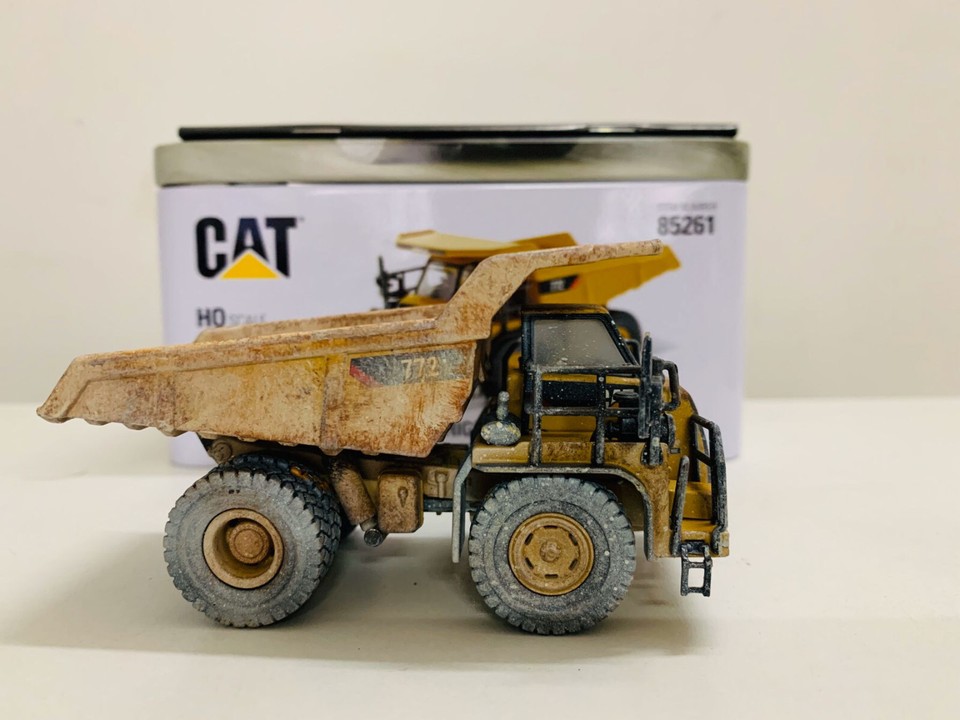 Cat 772 Off-Highway Truck Muddy Edition 1:87 HO Scale DieCast Masters ...