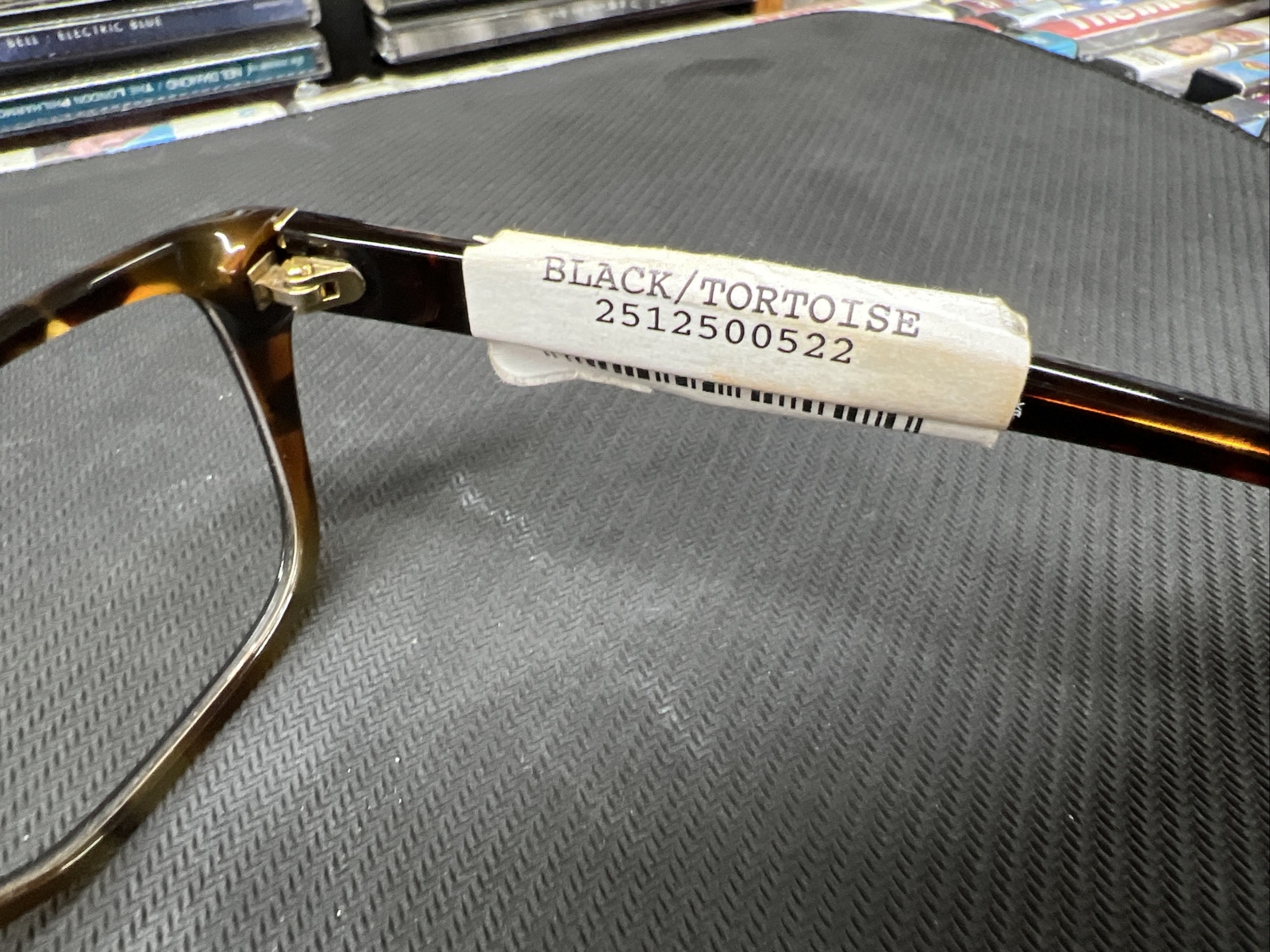 New Coach HC 6129 5446 Black Tortoise Laminate Plastic Rectangle ...