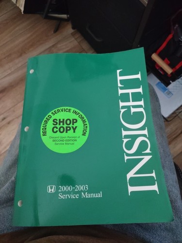 2000-2001-2002-2003 Honda Insight Service Manual | eBay