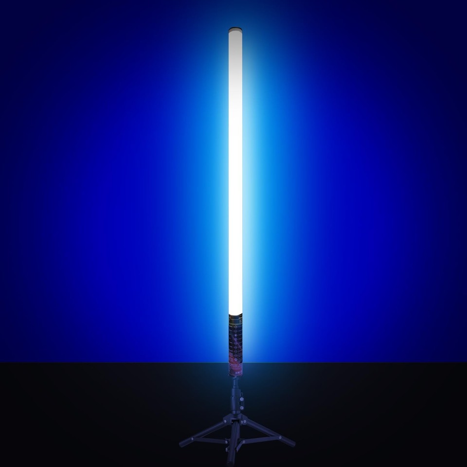 luxceo 4Pack RGB Tube Light Bar with Stand, Battery Powered LED Video ...