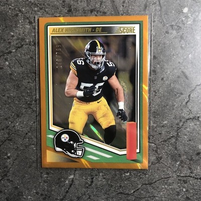 2025 Score Orange Foil Alex Highsmith Steelers #'d 248/799, Card # 102 ...