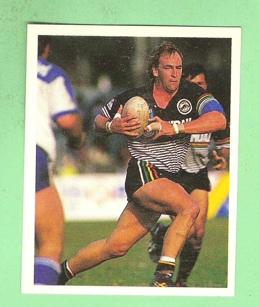 1993 PENRITH PANTHERS SELECT RUGBY LEAGUE STICKER #203 JOHN CARTWRIGHT ...