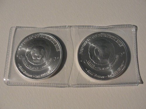 Burundi 2015 African Lions 1oz Silver (each) - Set of 2 coins | eBay