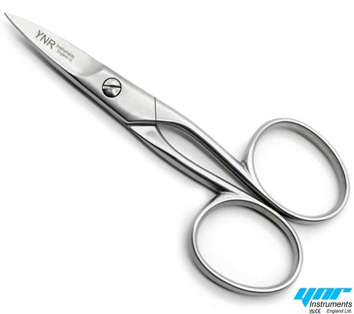 Professional Finger Toe Nail Scissors Straight Arrow Steel Manicure ...