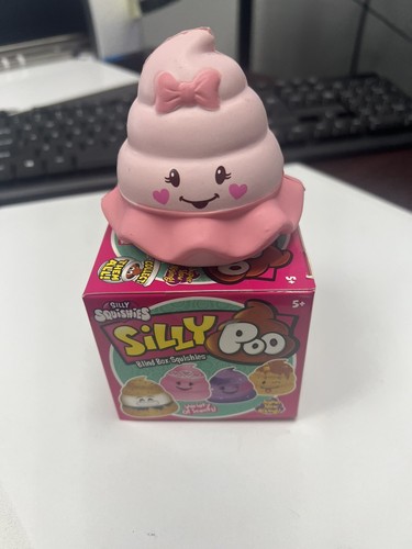 NEW SILLY SQUISHIES PINK BALLERINA POO SQUISHY SCENTED STRESS RELIEF ...