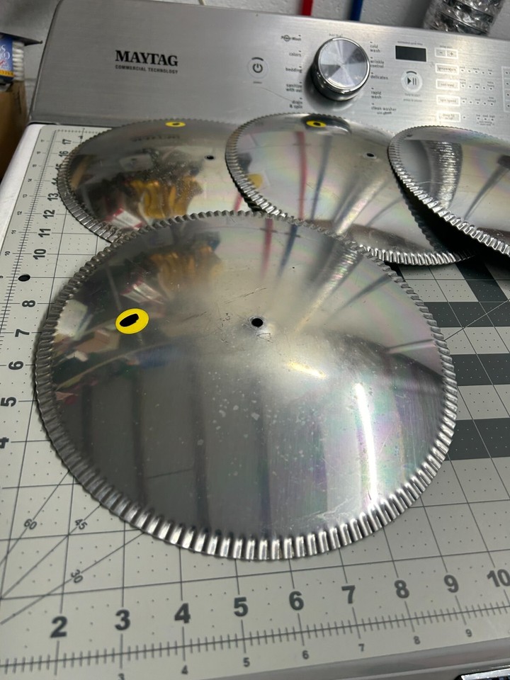 Used 4-pack lot Heat Shield Reflector For MidState Model 450 Indoor Gas ...