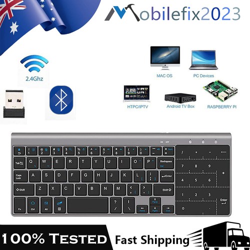 Ultra Slim Bluetooth Wireless Keyboard Touchpad For iPhone iPhone ...