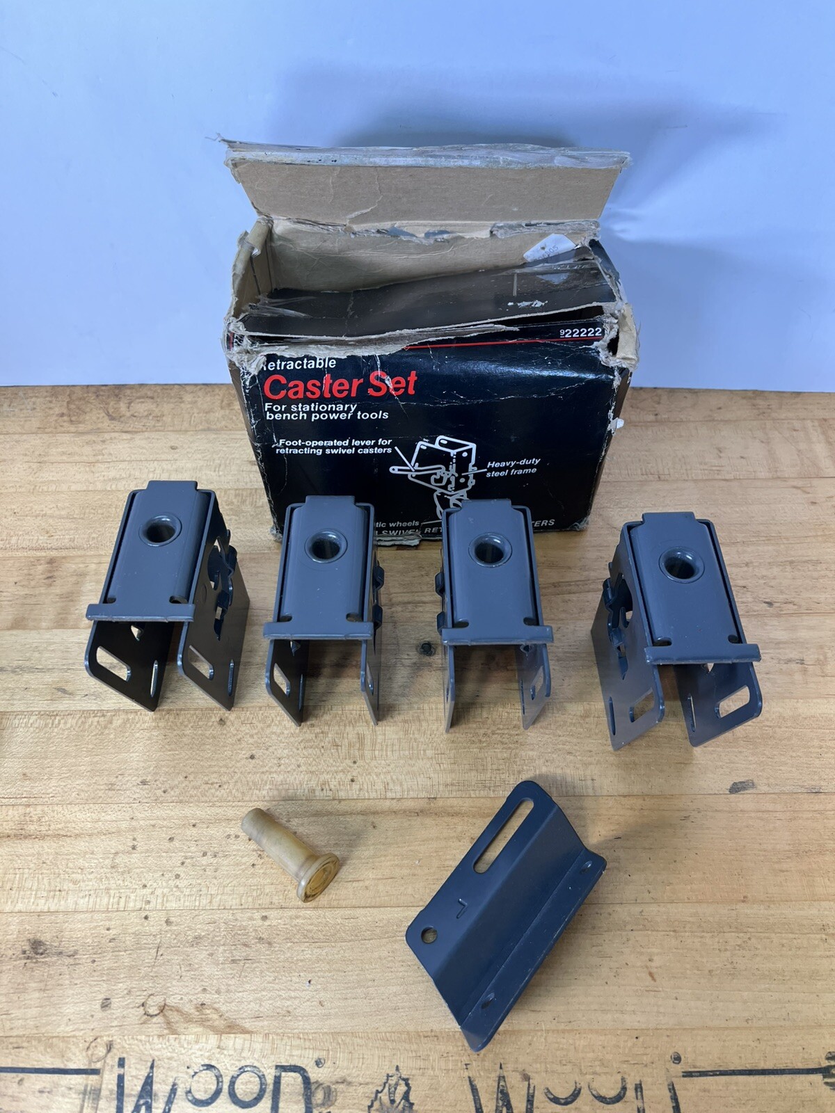 Craftsman Lever Type Caster Wheel Set Table Saw Radial Arm Jointer ...