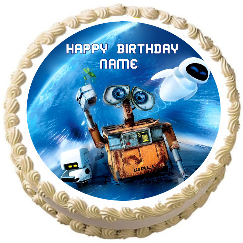 Wall E Birthday Cake Decorations