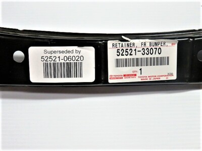 Genuine OEM Toyota 52521-06020 Front Bumper Upper Retainer Cover 2007 ...