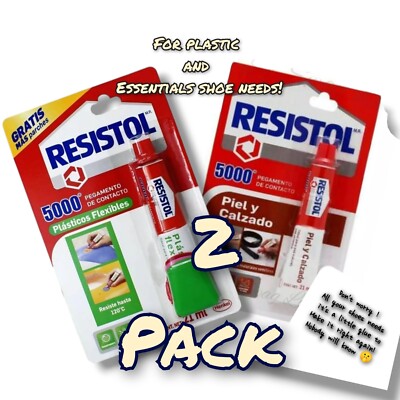Resistol 21 ML 5000 Plast Flex glue Plasticos Flexibles, Piel y Calzado ...