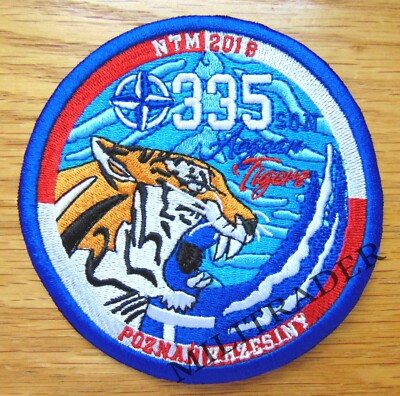 NATO Tiger Meet NTM 2018 335th Squadron (Sqn) Poznan Kazesiny Patch | eBay
