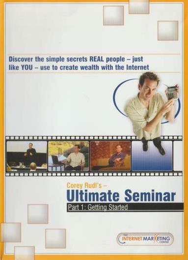 Corey Rudl's Ultimate Seminar: Part 1: Getting Started DVD VIDEO MOVIE ...