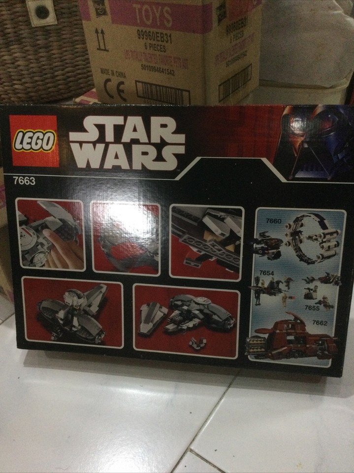 New LEGO Star Wars Sith Infiltrator Set 7663 New Sealed Rare Darth Maul ...