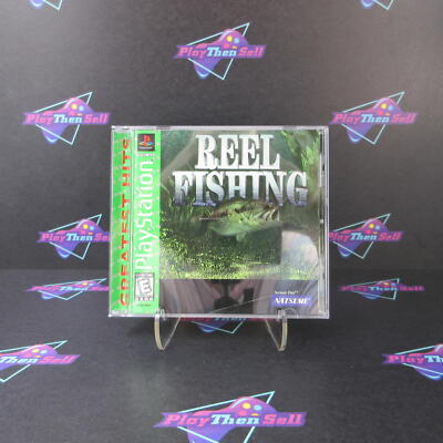 Reel Fishing PS1 PlayStation 1 GH + Reg Card Complete - 1 Year Warranty ...