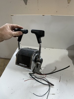 marine FRESH WATER quicksilver top mount twin engine shifter | eBay
