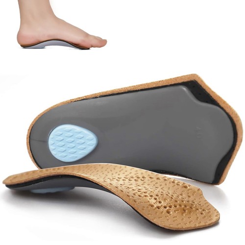 Orthotic Inserts 3/4 Length, Half Plantar Fasciitis Support with ...