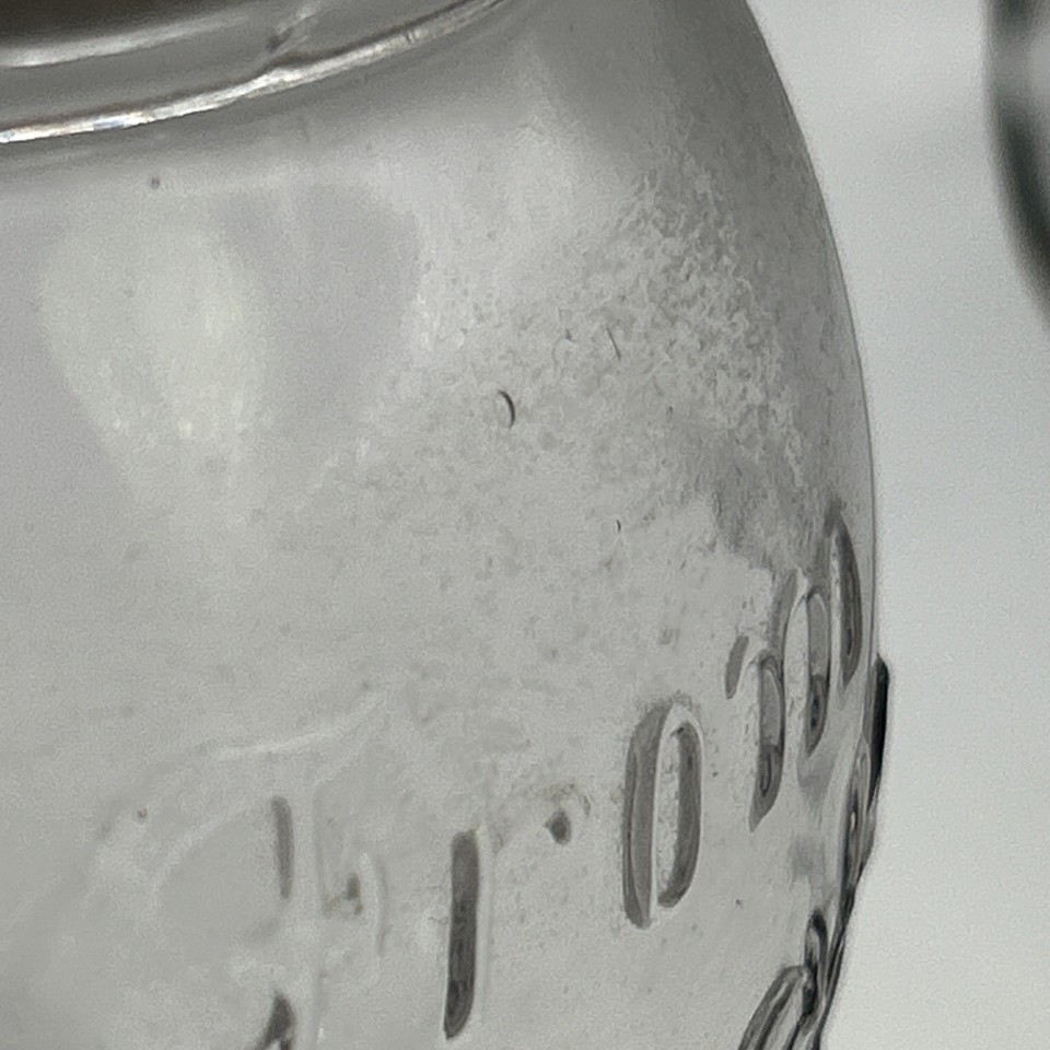 'From The Rexall Store' Embossed Glass Goldfish Bowl Pharmacy Drug ...
