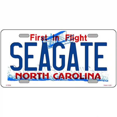 Seagate North Carolina Metal Sign | eBay