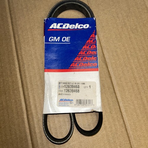 AC Delco Serpentine Drive Belt 12639468 Malibu 07-12 G6 07-08 Aura 08 ...