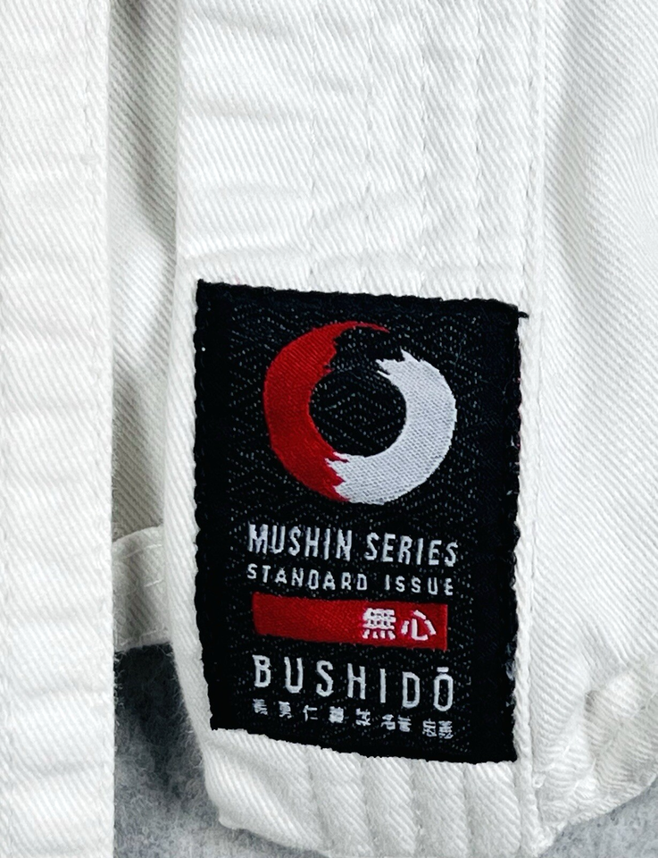 Bushido Gi Jacket Kids 000/110 White Karate Uniform Martial Arts ...