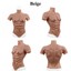 Realistic Silicone Muscle Chest Suit Male Chest Abdominal Muscle ...
