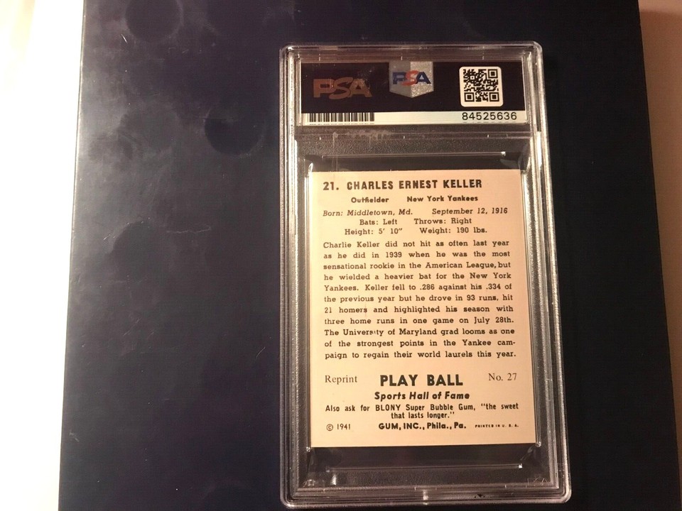 1941 PLAYBALL CARDS AUTOGRAPS -72 CRDS SET ORIG & RP Crds -ALL ORIG ...