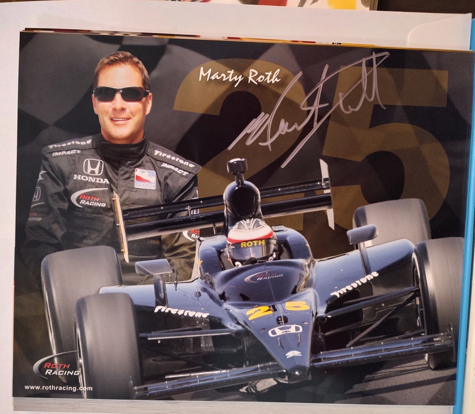 Marty Roth autographed 8 x 10 signed Indy | eBay