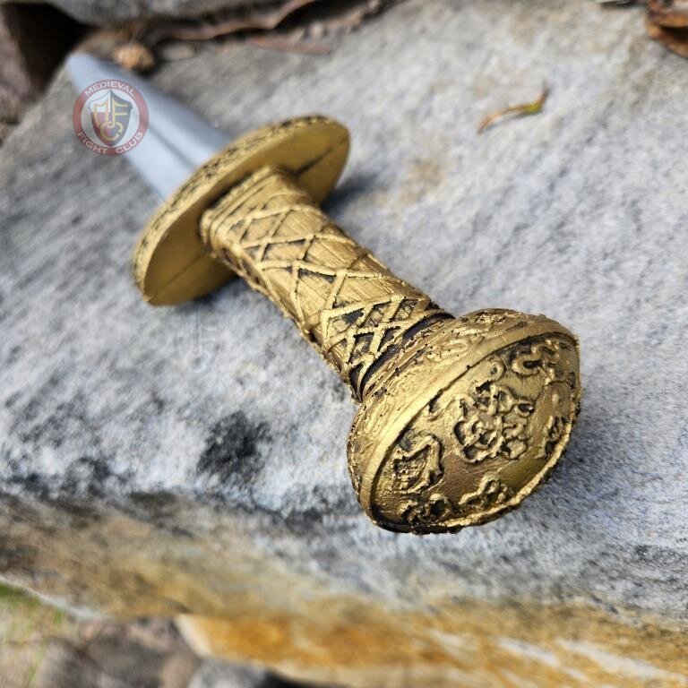 Golden Hilt Dagger knife - Rubber LARP COSPLAY | eBay