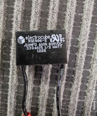 NNB ELECTROCUBE RG1986-2 0.50 MFD 600V 33 OHM | eBay