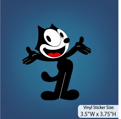 Felix The Cat / El gato Felix / Version A / Decal / Vinyl Sticker | eBay
