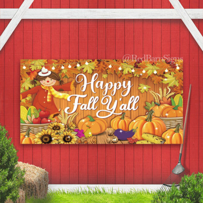 Happy Fall Yall Banner, Fall Festival Decorations Banner, Fall Festival ...