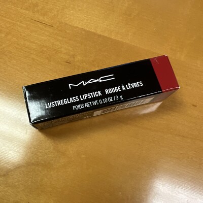 MAC Cosmetics Lustre Lipstick 502 COCKNEY Red - 0.10 oz Full Size New ...
