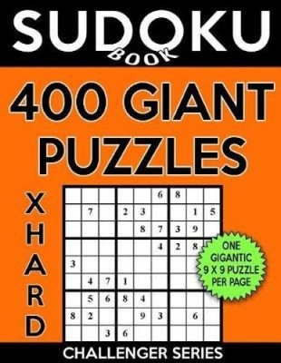 Sudoku Book 400 Extra Hard GIANT Puzzles: Sudoku Puzzle Book With One ...