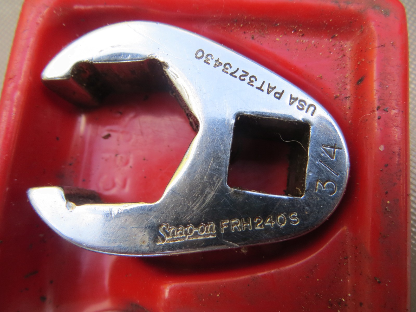 Snap-On 7 Piece 3/8" Dr 6 Point SAE Flank Drive Flare Nut Crowfoot ...