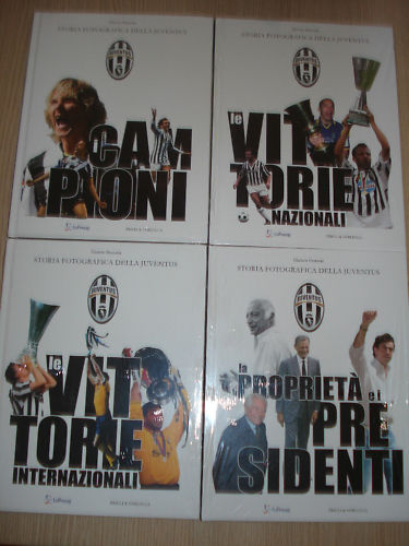 4 LIBRI BOOK LA STORIA FOTOGRAFICA DELLA JUVENTUS JUVE | eBay