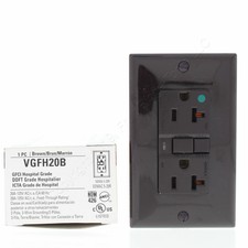 Cooper Spec Grade ShockSentry 20a GFCI Receptacle Class a 2p 125v 60hz ...