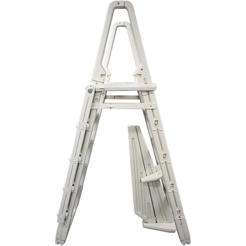 Confer 7100X Evolution Above Ground Swimming Pool A-Frame Ladder - Gray ...