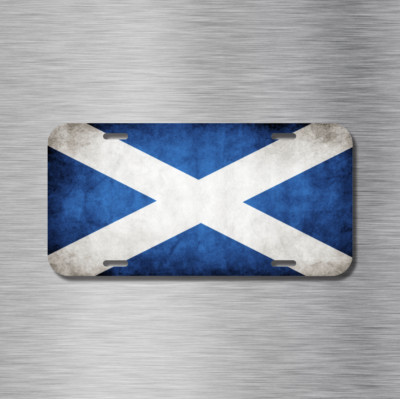 Scotland Flag Scottish Edinburgh Glasgow Vehicle License Plate Front ...